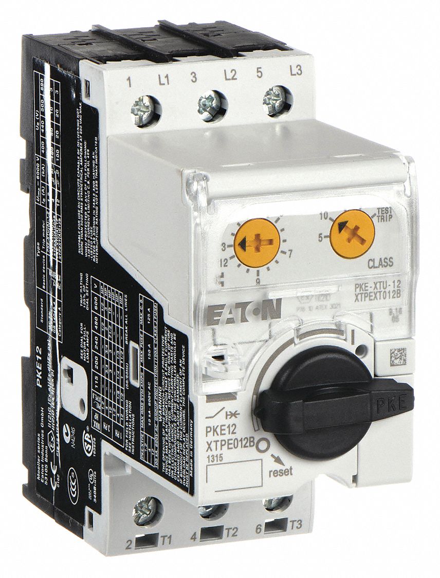 EATON, Non-Reversing, 3 Poles, Manual Motor Protector - 5RAA0 ...
