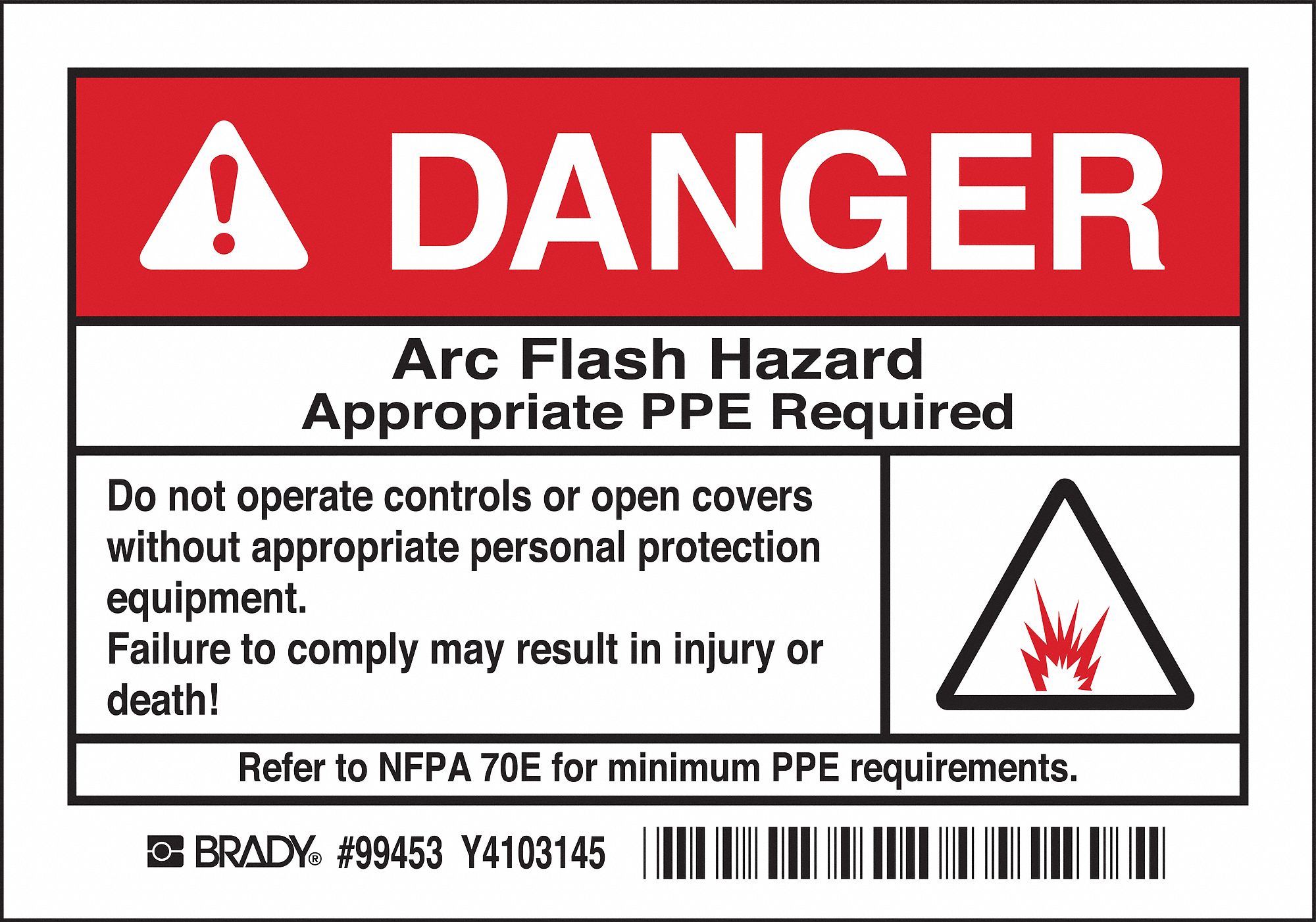 Polyester, Adhesive Sign Mounting, Label - 5RB54|99453 - Grainger