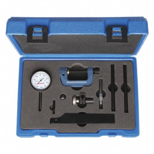 Item Dial Test Indicator Set, Range 0.200 in, Dial Reading 0-100 ...