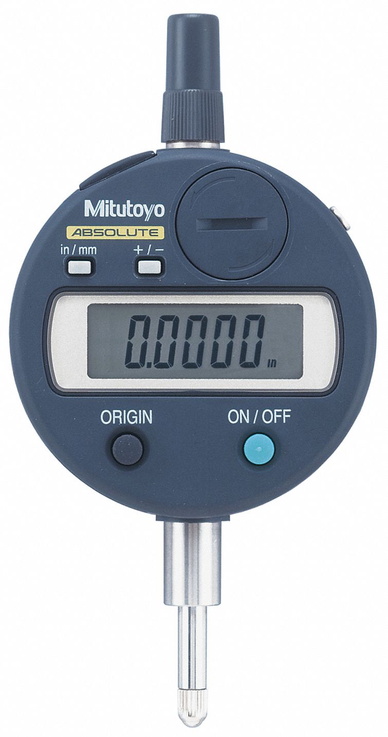 MITUTOYO, 0 in to 0.5 in /0 mm to 12.7 mm, Inch/Metric, Digital ...