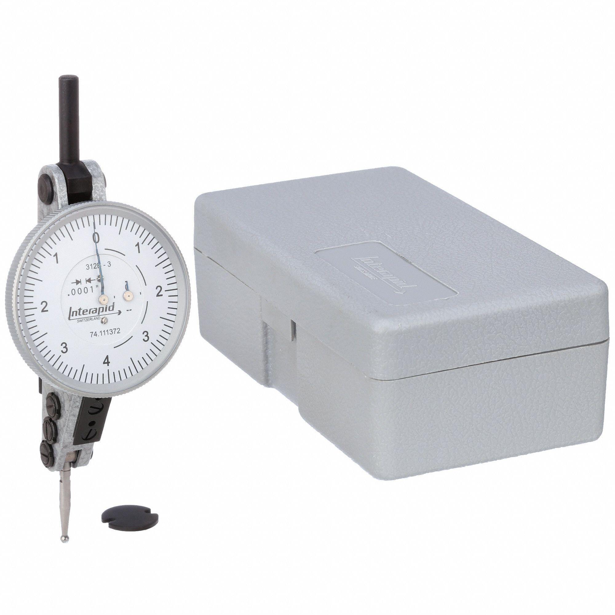TESA BROWN & SHARPE Tilted Face Dial Test Indicator: Tilted Face, 0 in ...