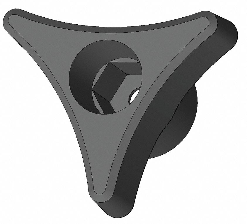 INNOVATIVE COMPONENTS, 3 Point, Plastic, Hand Knob - 5REG8|GNH10HEX3P4---- - Grainger