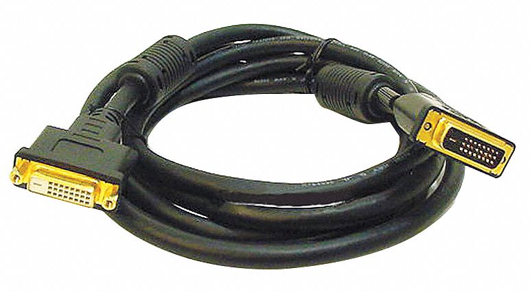 MONOPRICE, 6 ft Cable Lg, Black, Computer Video Cable Extension - 5RFK5 ...