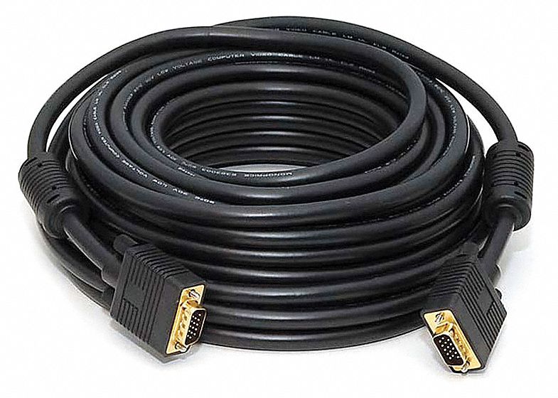 MONOPRICE, VGA Male to VGA Male Connection, 50 ft Cable Lg, Computer ...