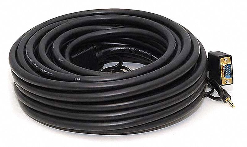 MONOPRICE, 50 ft Cable Lg, Black, Computer Video Cable - 5RGF0|560 ...