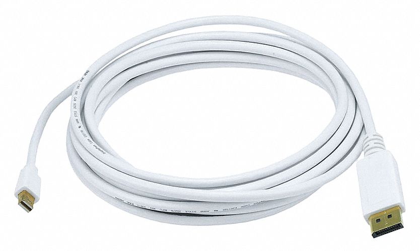 MONOPRICE, Mini DisplayPort to DisplayPort Connection, 15 ft Cable Lg ...