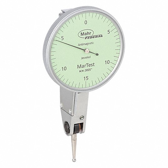 MAHR, Horizontal, 0 in to 0.03 in Range, Horizontal Dial Test Indicator ... MAHR, Horizontal, 0 in to 0.03 in Range, Horizontal Dial Test Indicator ...