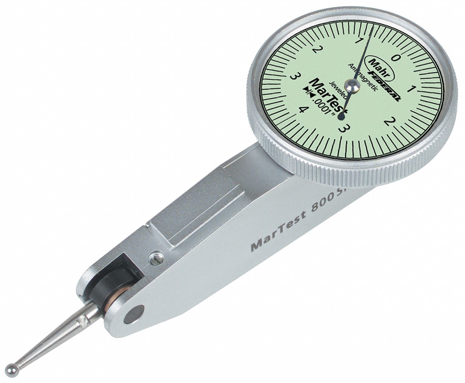 MAHR, 0 in to 0.008 in, Horizontal, Horizontal Dial Test Indicator ...