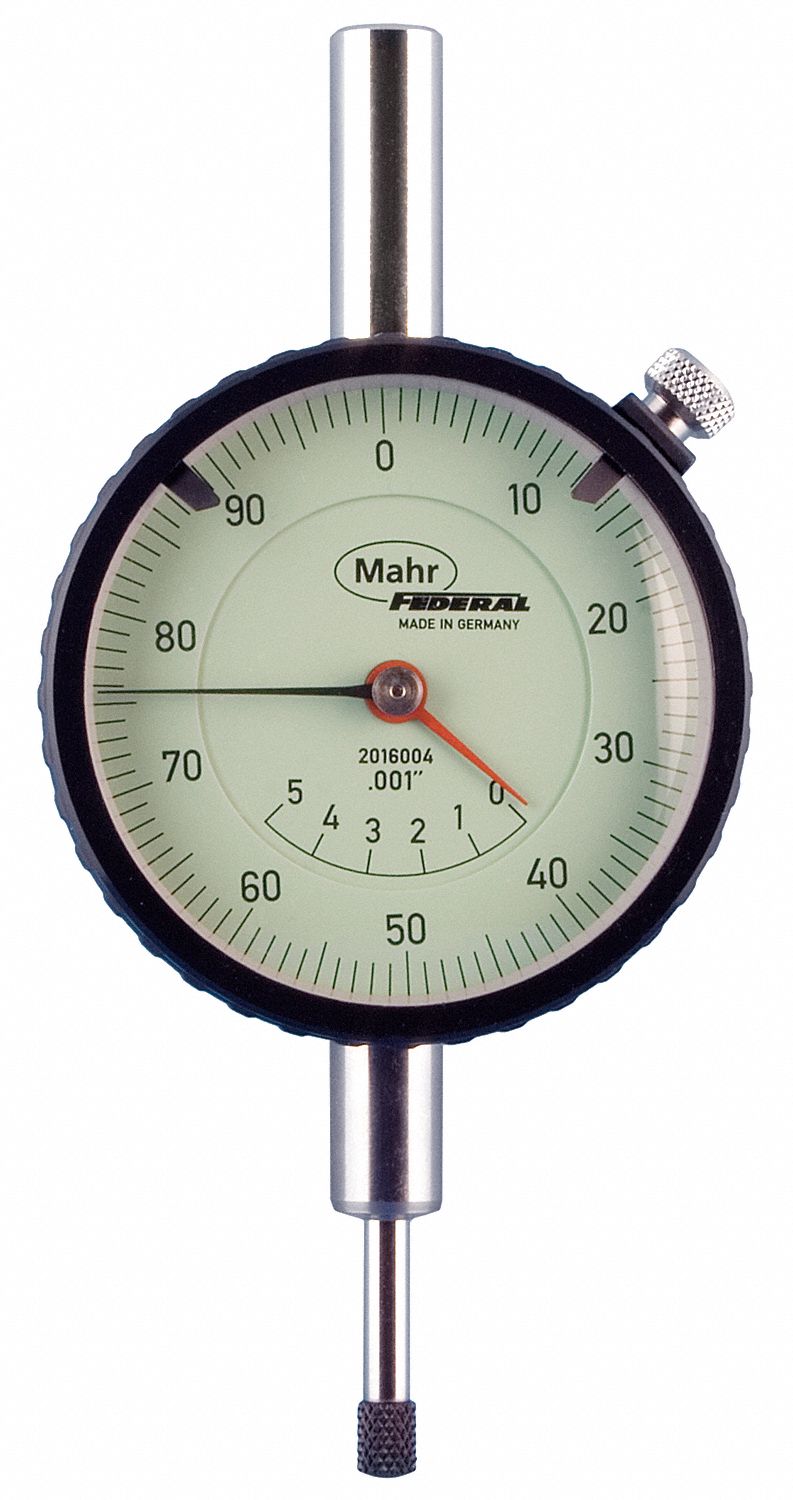 MAHR INC Continuous Reading Dial Indicator - Lug Back, AGD 2, 2.250 in ...