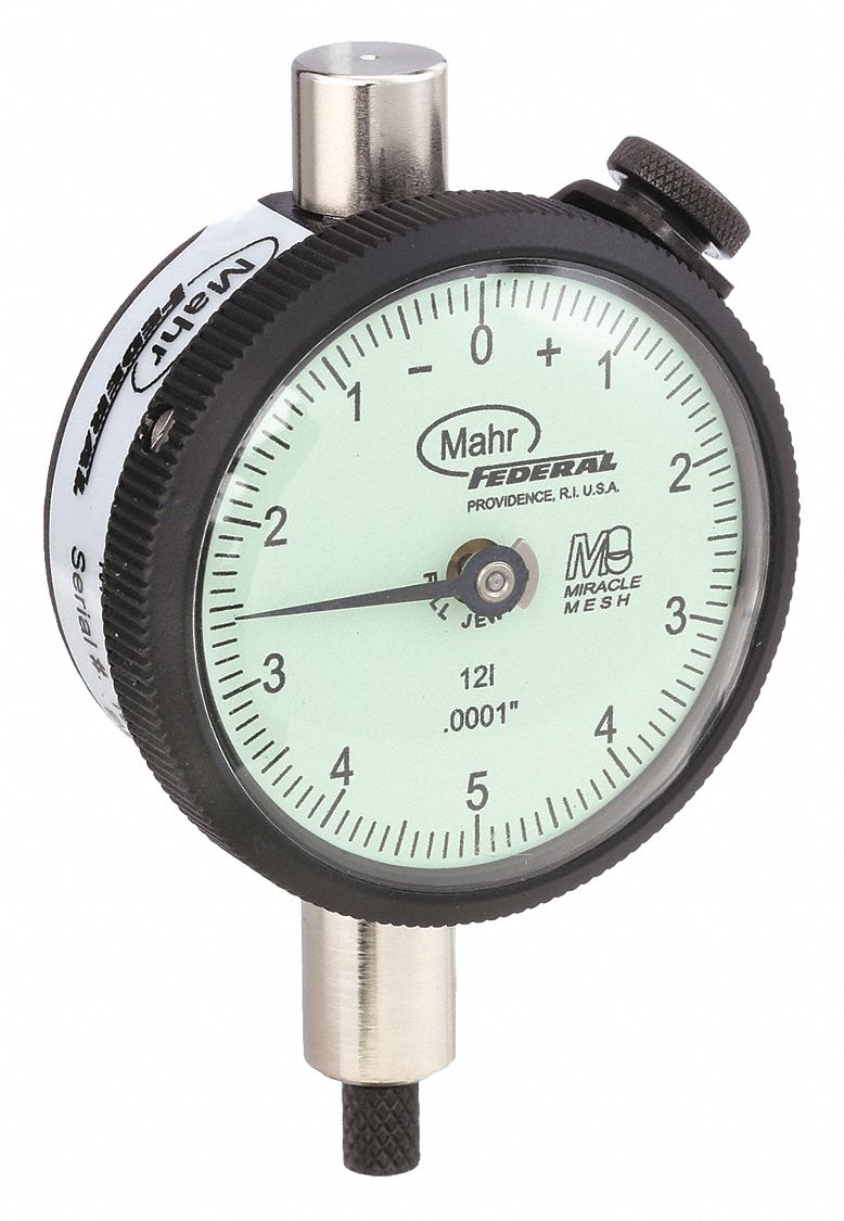 MAHR, 0 in to 0.025 in, Inch, Dial Indicator - Lug Back - 5RHG8|2011000 - Grainger