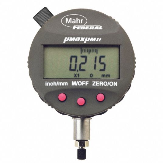 MAHR Digital Indicator, Series Maxum III, Range +/-0.040 in - 5RHH9 ...