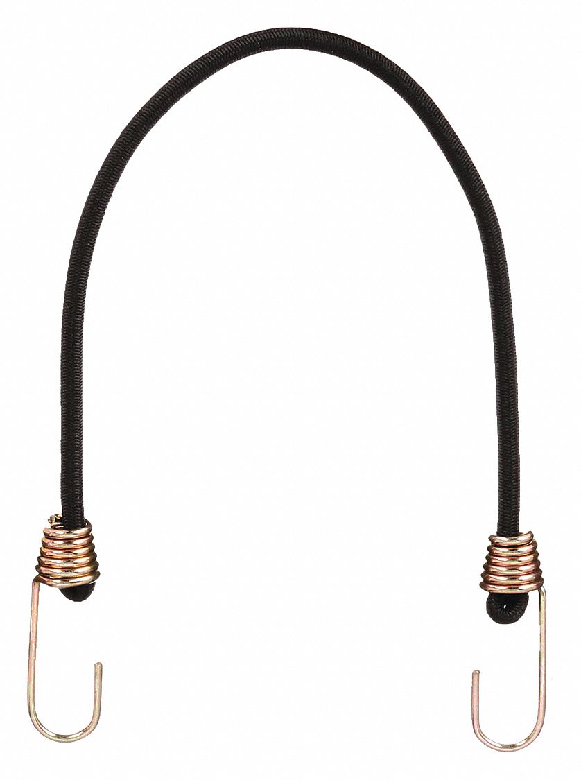 J-Hook, Rubber, Bungee Cord - 5RHV2|B0718 - Grainger