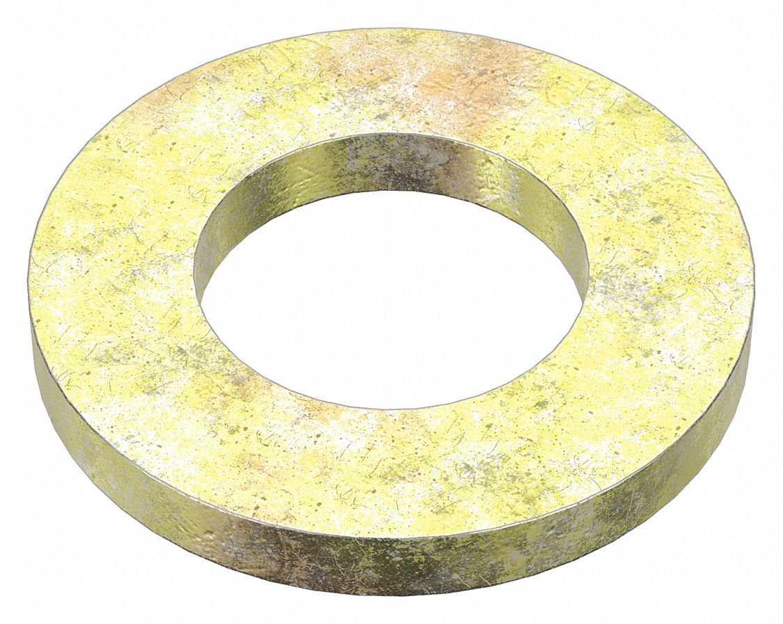 Grade 8, Zinc Yellow, Extra Thick SAE Washer - 5RKG2|5RKG2 - Grainger