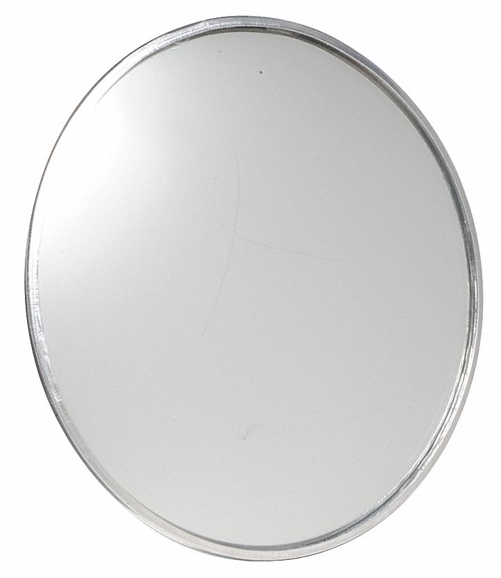 Stick-On Mirror, Round, PK 6 - Grainger