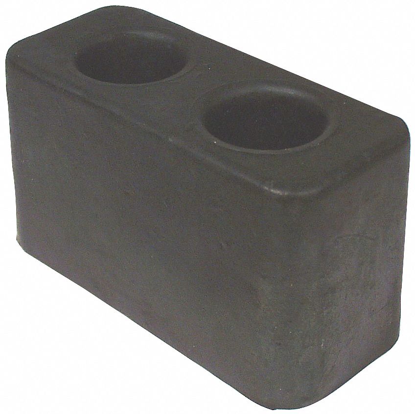 Rectangular, 6 in x 3 in x 3 1/4 in, Dock/Body Bumper - 5RLT0|5RLT0 ...