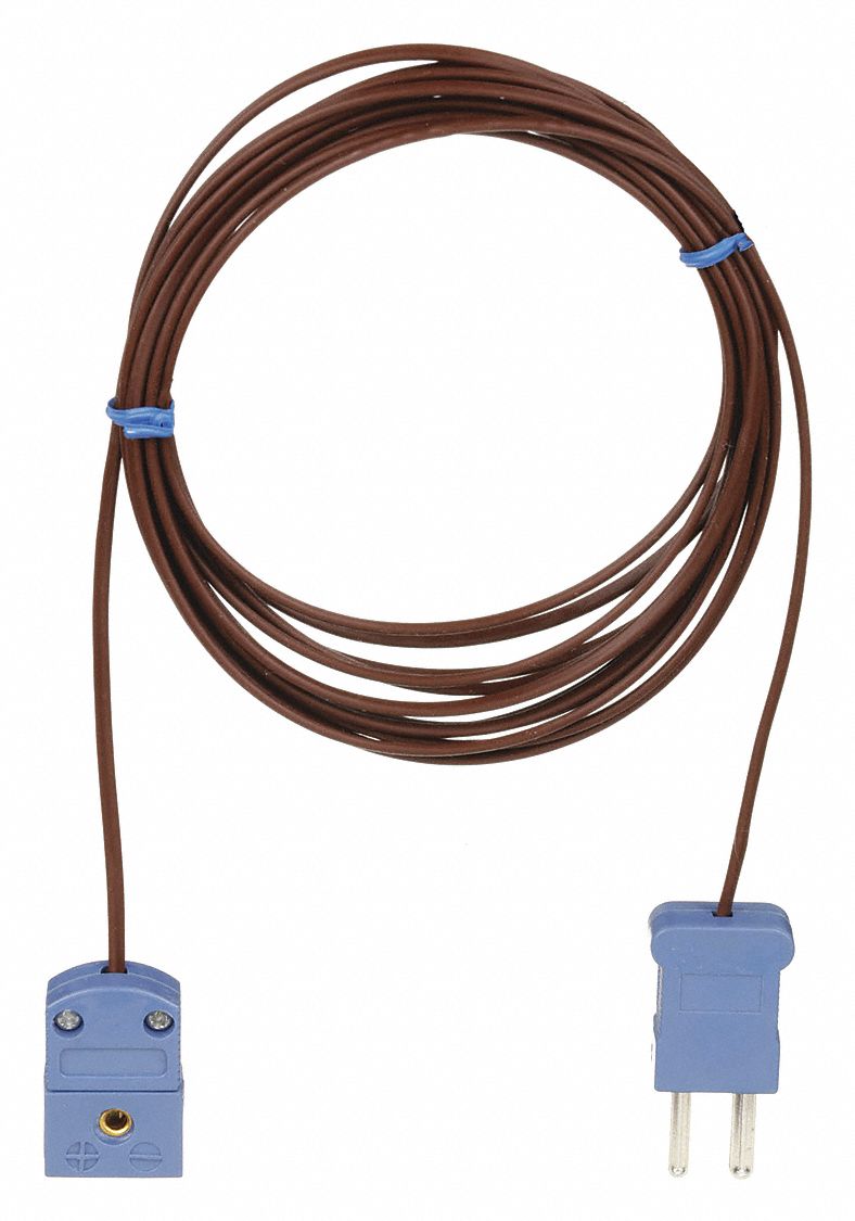 APPROVED VENDOR TEMP PROBE EXTENSION,TYPE T,10 FT - Temperature Probe ...