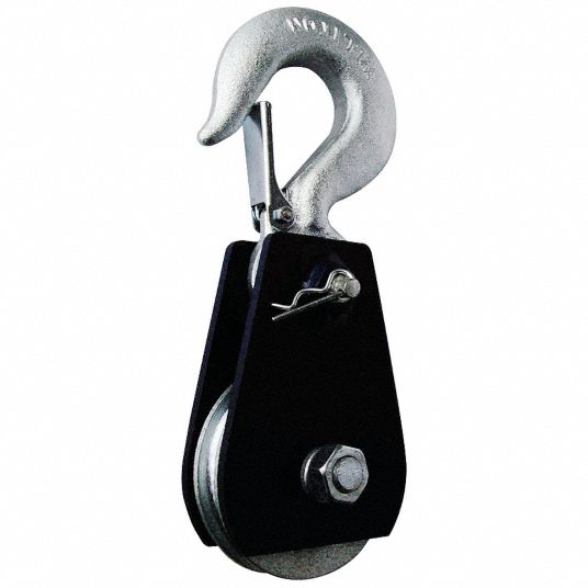 Pulley Block, 6,000 lb Working Load Limit, Pulley Block - 5RRT1|5RRT1 ...
