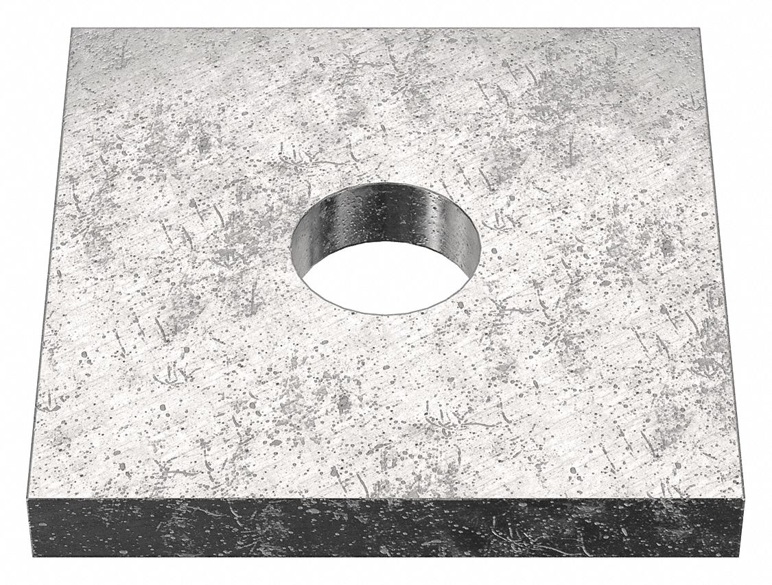 ACCURATE MFD PRODUCTS SQUARE WASHER, FOR ½ IN SCREW, STAINLESS STEEL ...