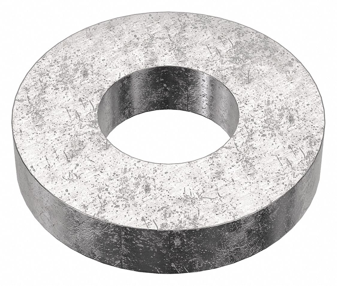 18-8, Stainless Steel, Flat Washer - 5RU50|Z9095SS - Grainger