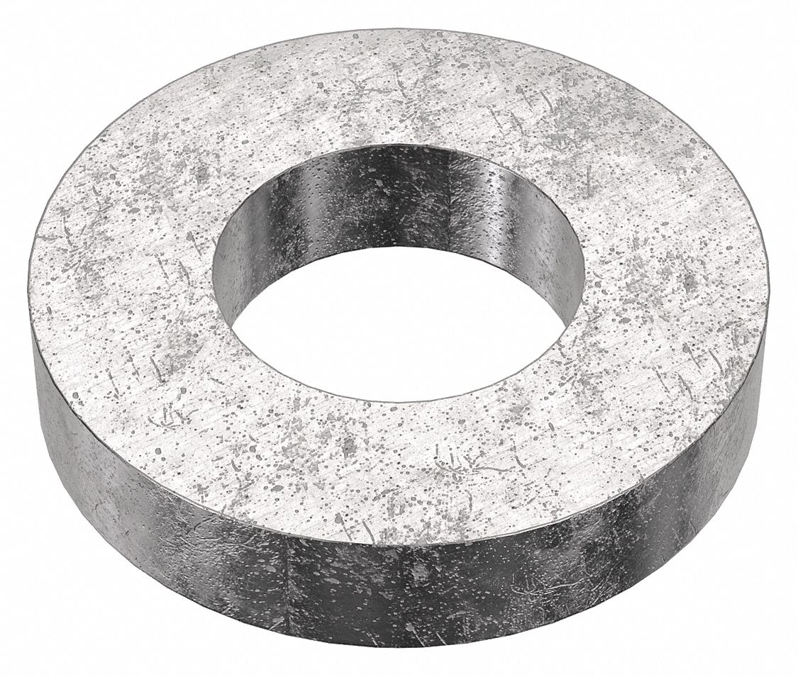 18-8, Stainless Steel, Flat Washer - 5RU83|Z9156 - Grainger