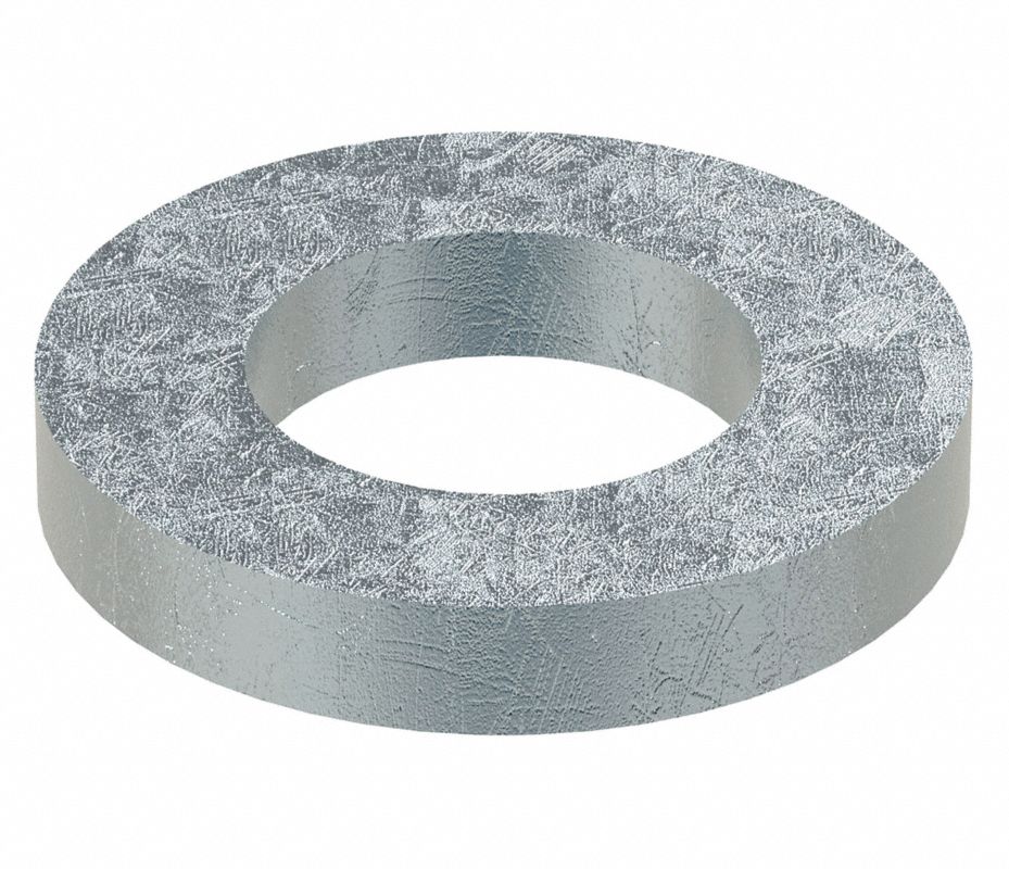 APPROVED VENDOR Arandela Plana Gruesa, Acero, 3/4"x1 15/32", Temple de ...
