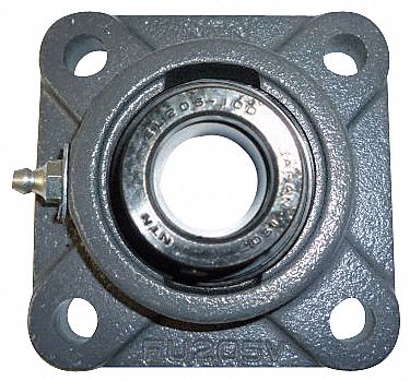 NTN, Radial Ball, 2 7/16 in Bore, 4 Bolt Flange Bearing - 5RZE6|UELFU-2.7/16M - Grainger