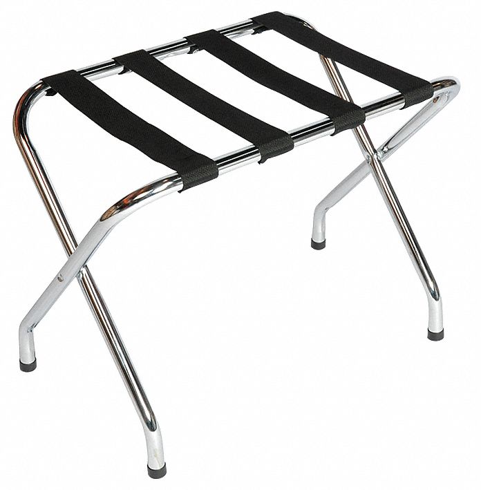 CSL, 150 lb Load Capacity, Silver Zinc, Folding Luggage Rack - 5RZR3 ...