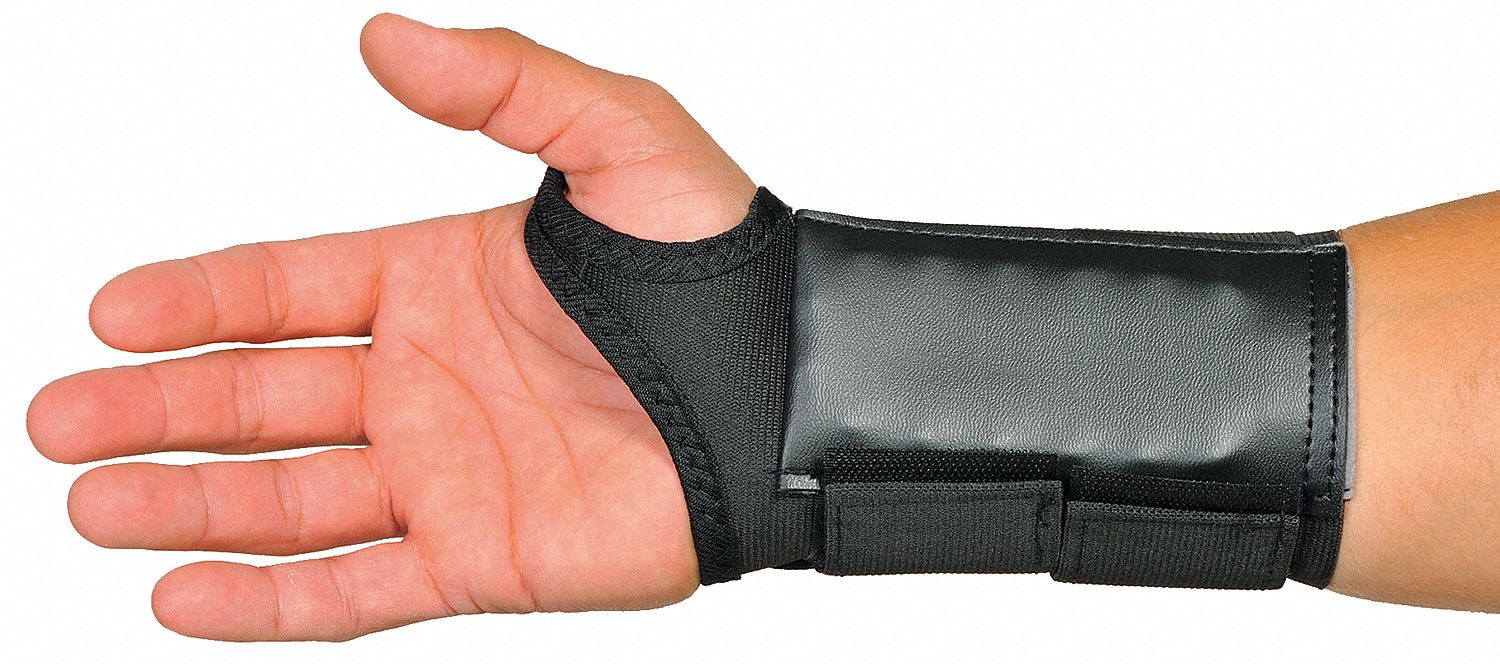 CONDOR Wrist Support: Left, XL Ergonomic Support Size, Black, Fits Over ...