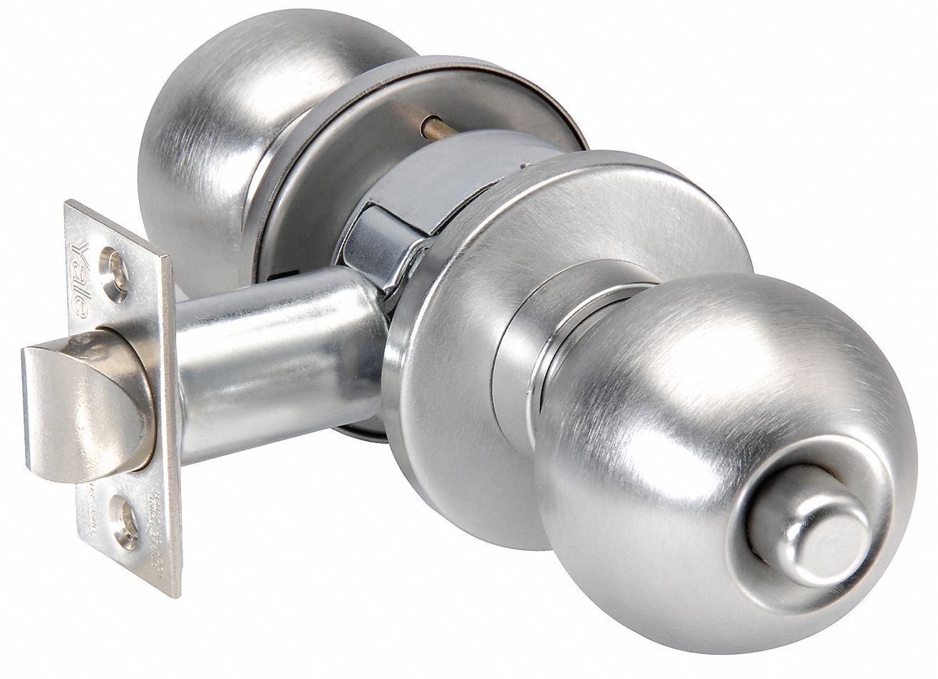 Knob Lockset, Mechanical, Knob, Cylindrical, Privacy, 1 - Grainger