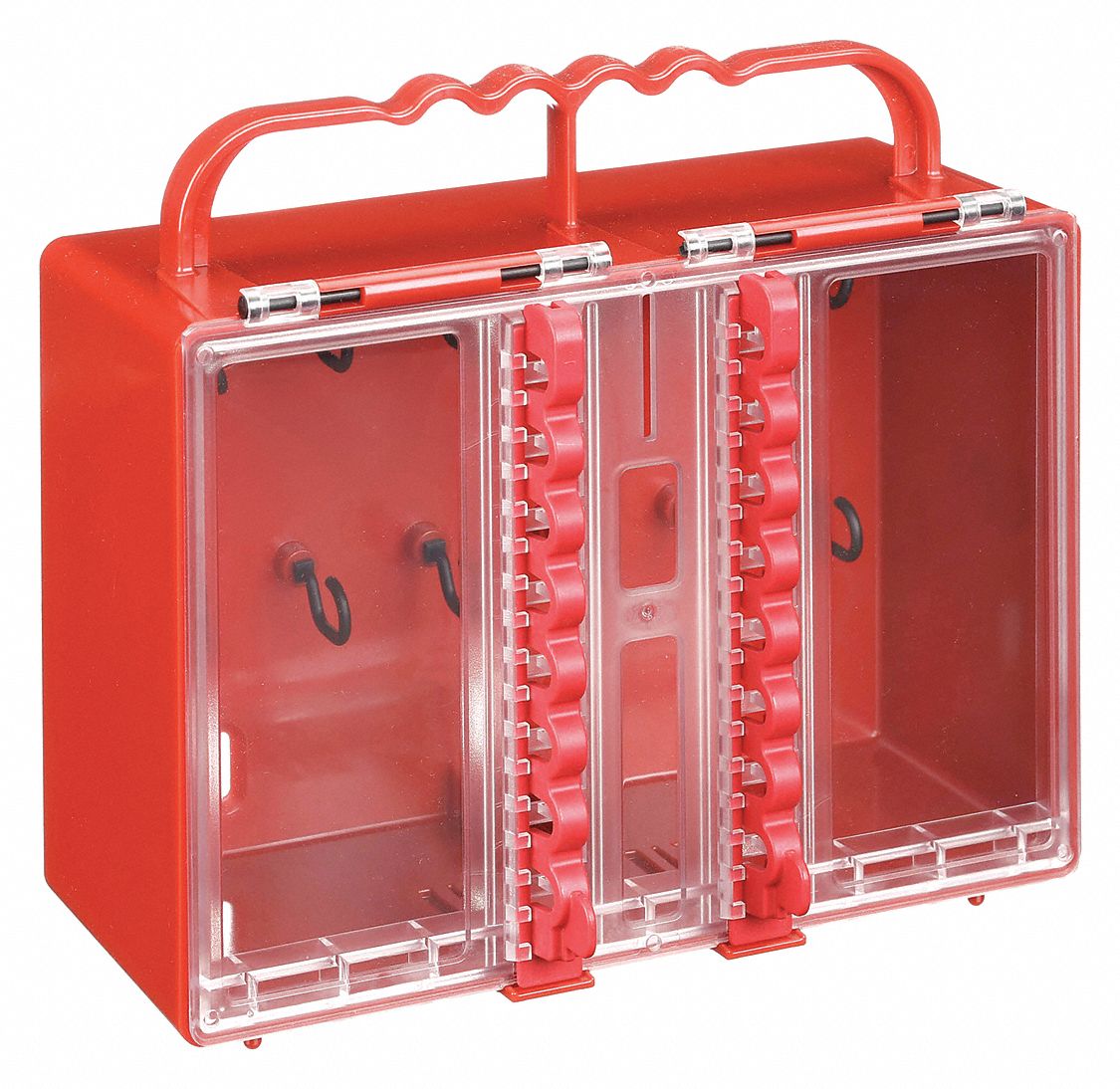 BRADY, Plastic, Red, Group Lockout Box - 5TA68|50937 - Grainger