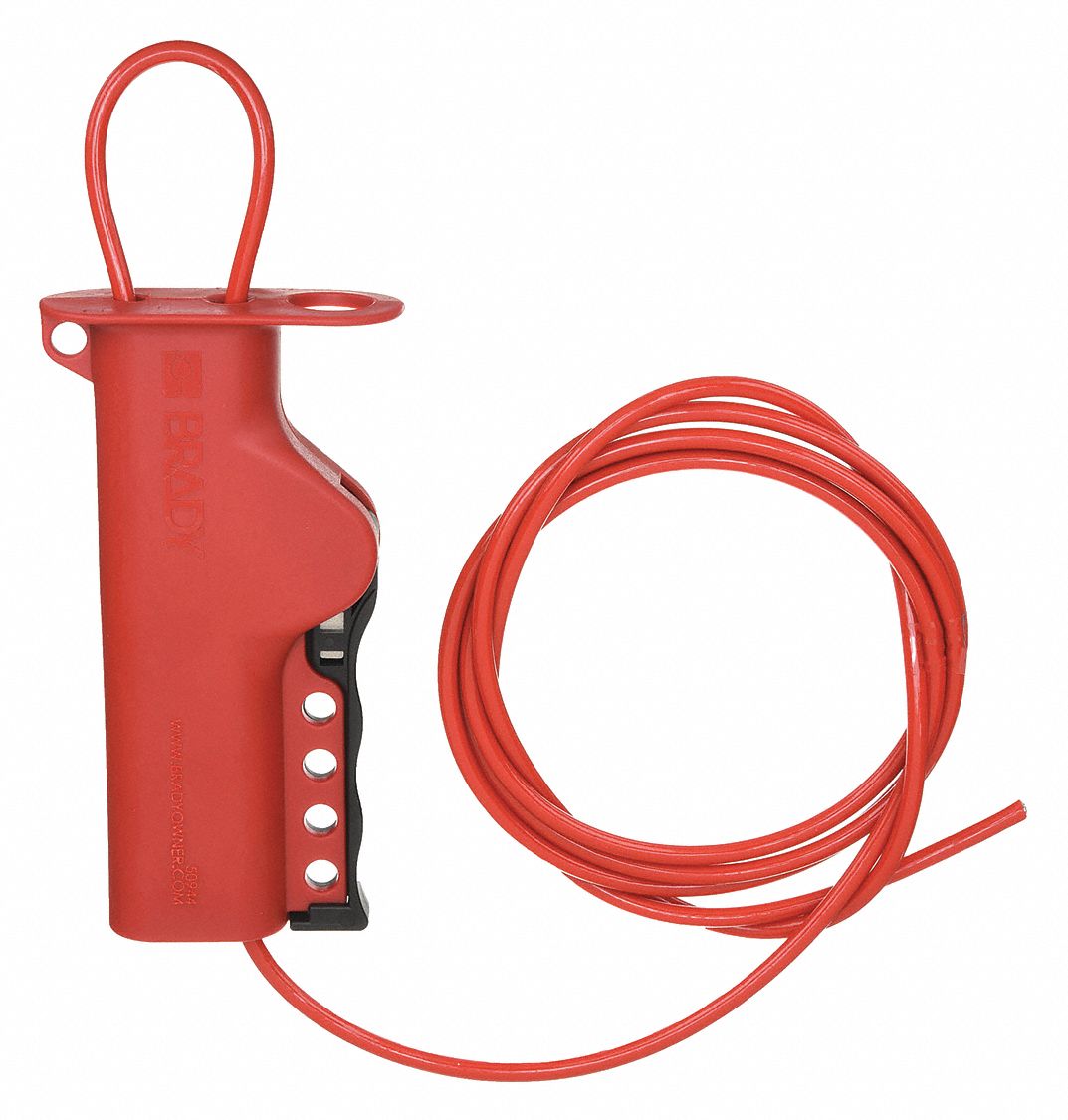 BRADY CABLE LOCKOUT, PINCH POINT/TAB CINCHING, INCLUDES CABLE, STEEL, 8 ...