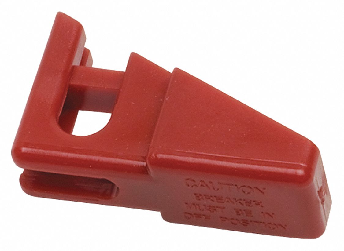 BRADY Single Pole Breaker Lockout: 120/277 Circuit Breaker Volt, Max. 1 ...