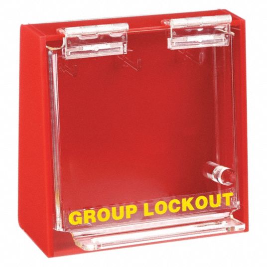 BRADY, Plastic, Red, Group Lockout Box - 5TB19|LG003E - Grainger
