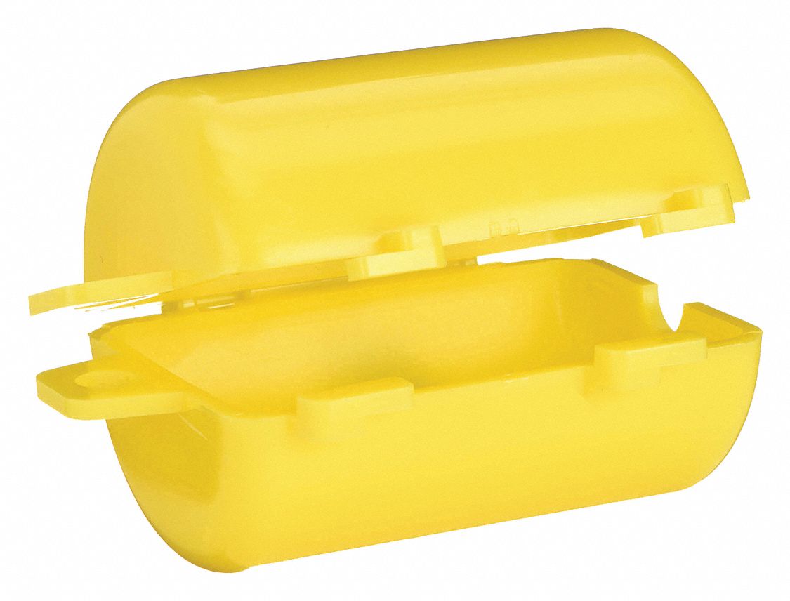 BRADY, For 1/2 in Max Cord Dia, Yellow, Plug Lockout - 5TB29|PLO21 ...