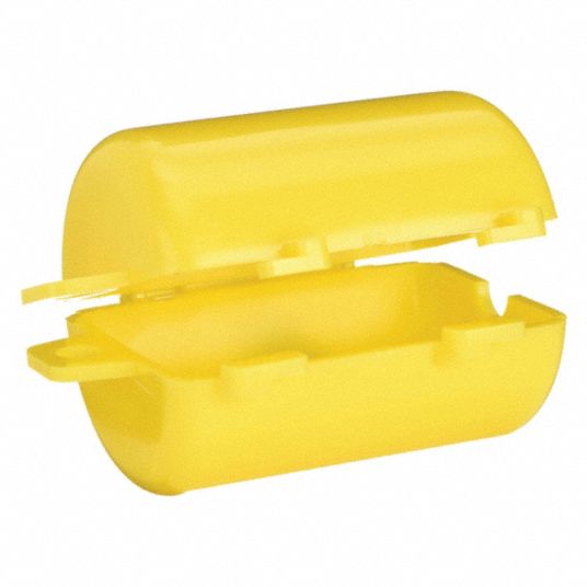 BRADY, For 1/2 in Max Cord Dia, Yellow, Plug Lockout - 5TB29|PLO21 ...