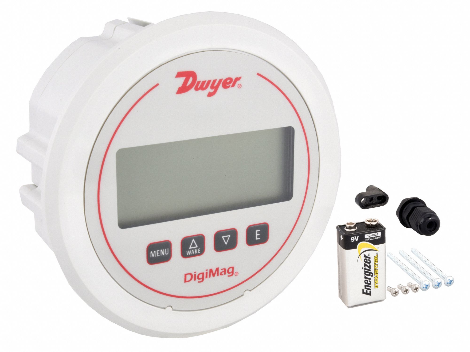 DWYER Digital Differential Pressure Gauge: 0 to 5 in wc, DigiMag DM ...