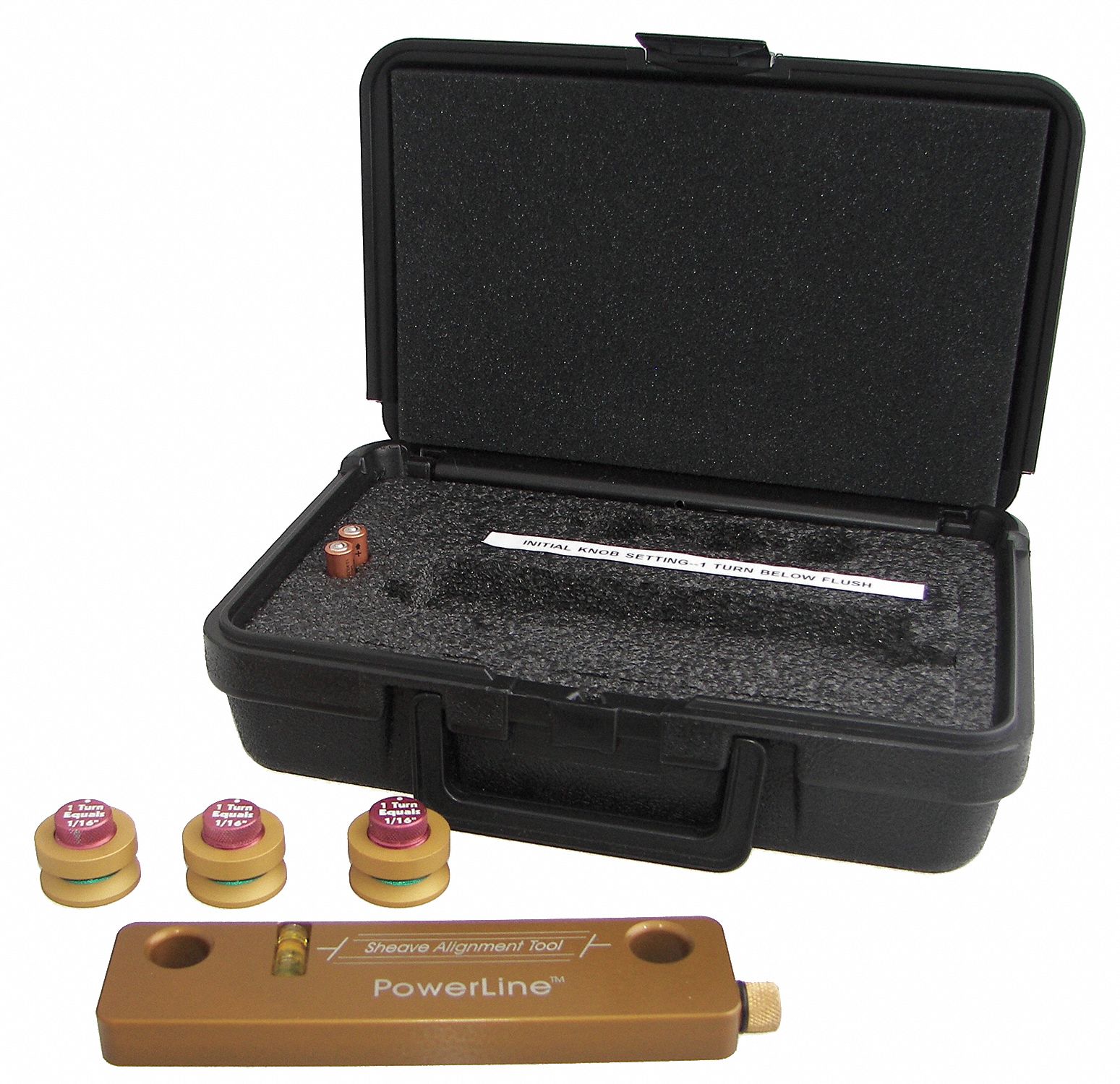 JOHNSON LEVEL, 150 ft, ±1/16 in @ 10 ft, Magnetic Sheave Alignment ...