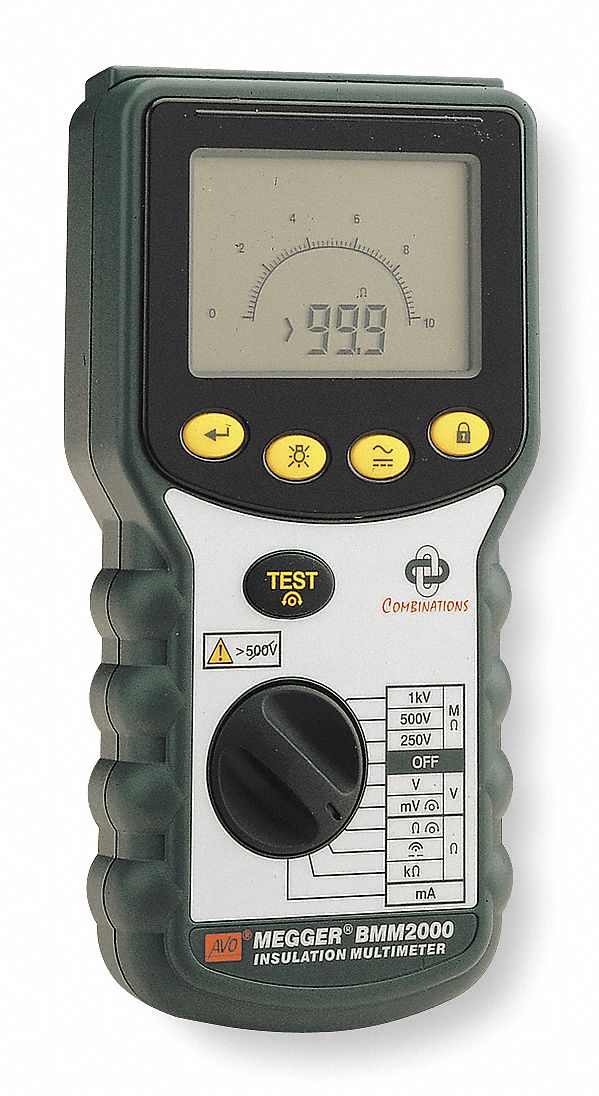 Insulation Multimeter, 250 to 1000VDC - Grainger