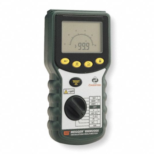Insulation Multimeter, 250 to 1000VDC - Grainger