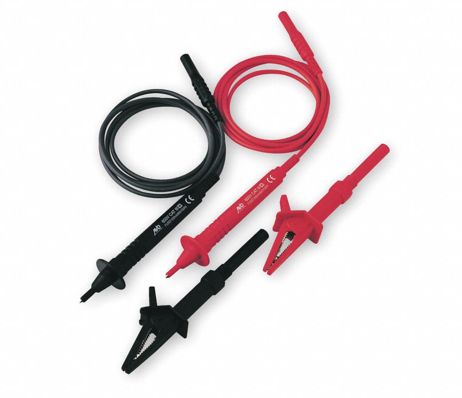 MEGGER Fused Test Lead Set,P/Megger Megohmmeter - Accesorios para ...