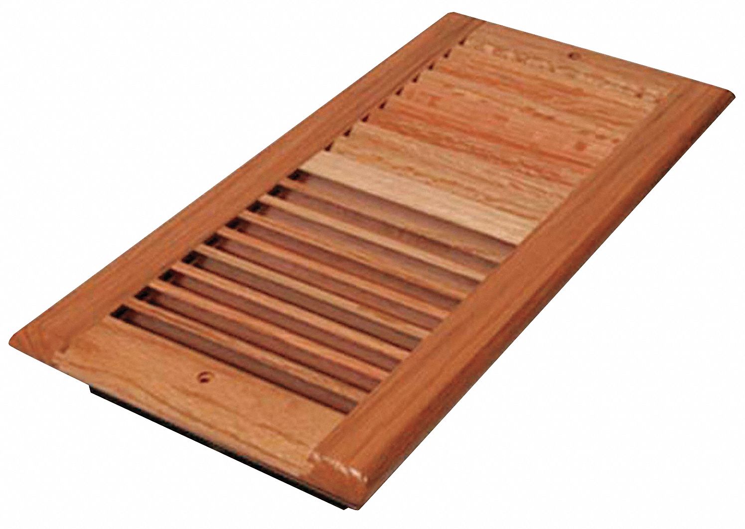DECOR GRATES 6X12 LOUVERED SOLID OAK NATURAL WAL - Grilles and ...