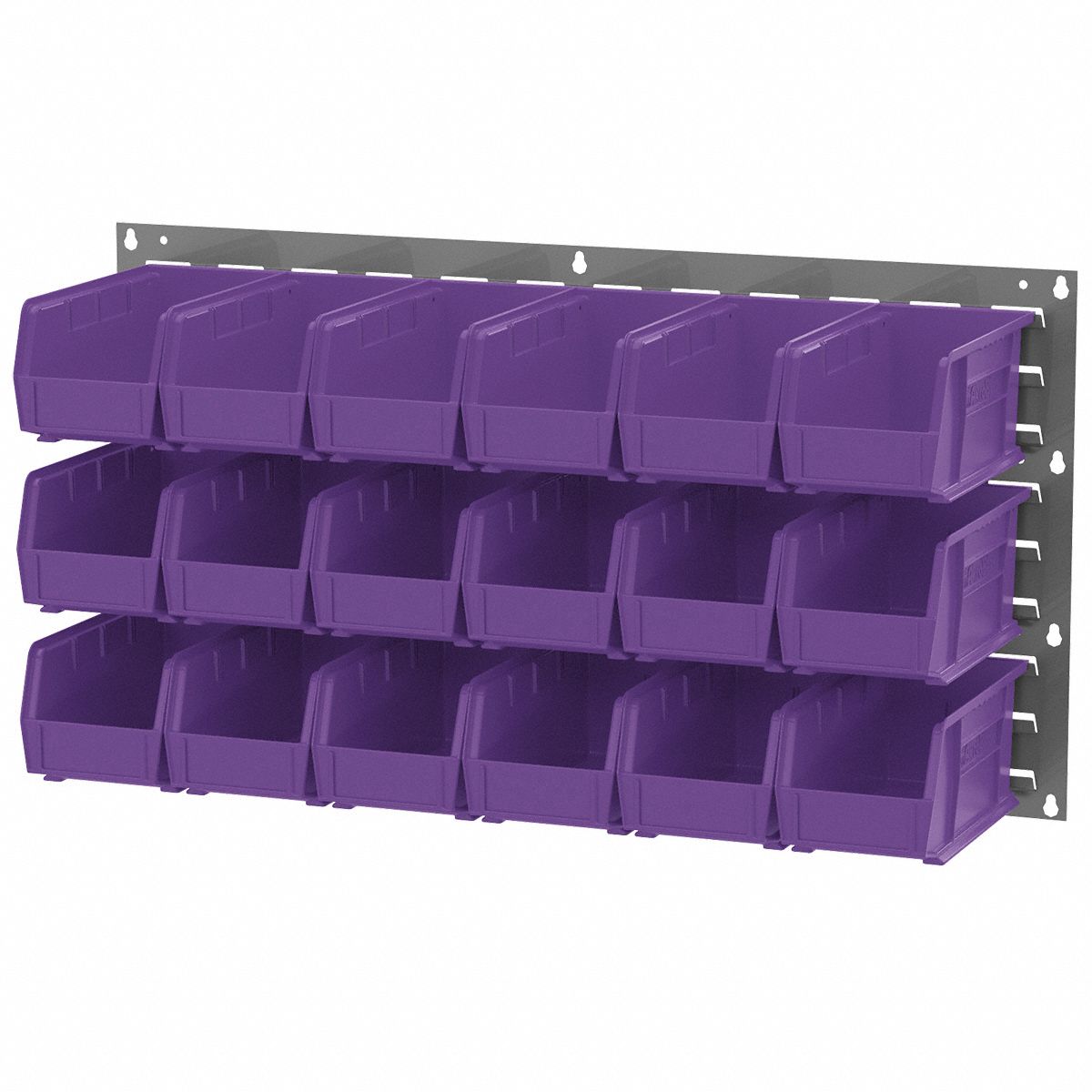AKRO-MILS Hang and Stack Bin: 5 1/2 in x 10 7/8 in x 5 in, Purple ...