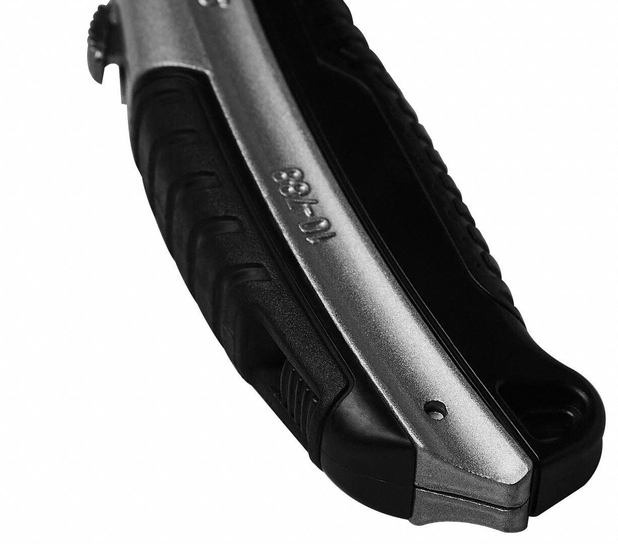 STANLEY Utility Knife: 6 1/2 in Overall Lg, Steel Std Tip, Rubberized ...