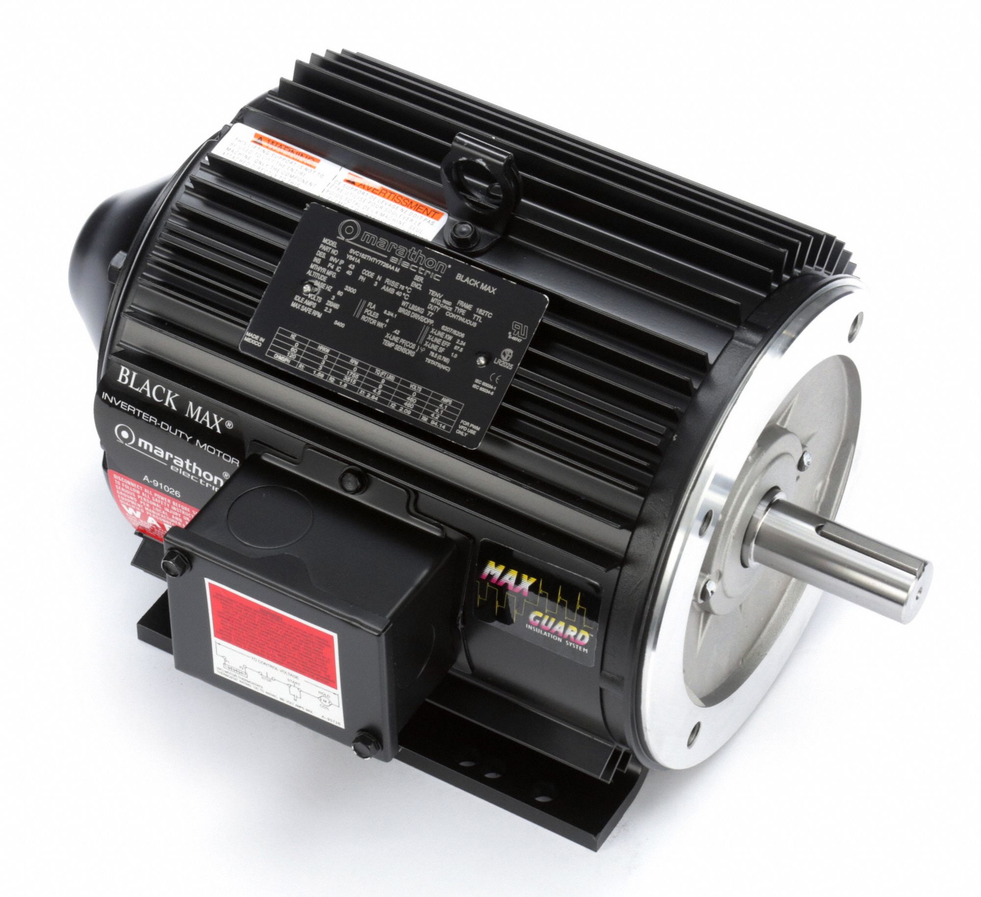 MARATHON MOTORS Vector Motor: Totally Enclosed Nonventilated, Rigid ...