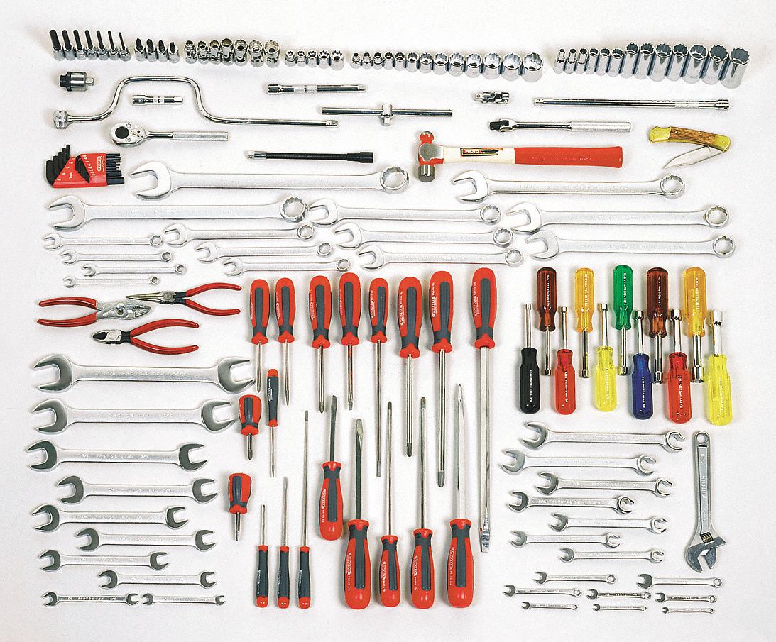 PROTO Facility Maintenance Tool Set: 148 Pieces, SAE - 5TJ01|J99660 ...