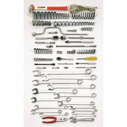 PROTO Facility Maintenance Tool Set: 126 Pieces, SAE - 5TJ04|J99810 ...
