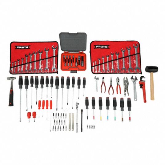 PROTO, 92 Total Pcs, Metric/SAE, Master Tool Set - 5TJ08|J99905 - Grainger