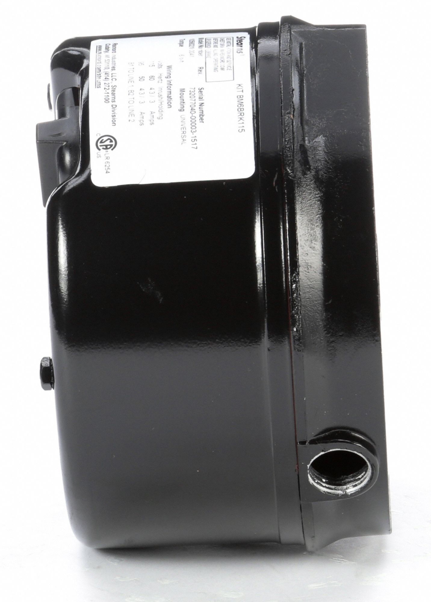 MARATHON MOTORS Motor Brake Kit: 6 lb-ft Static Torque, Single Phase ...