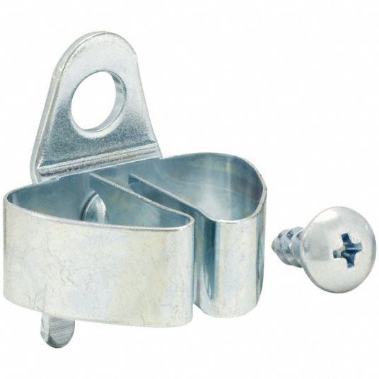 1/4 in Peg Hole, For 1 in Pegboard Hole Spacing, Standard Spring Clip ...