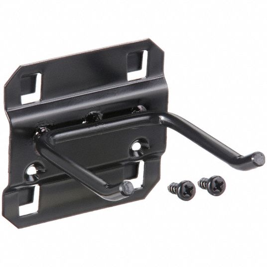 2 1/2 in x 2 1/4 in, Screw-In, Double Rod Pegboard Hook - 5TPK9|5TPK9 ...